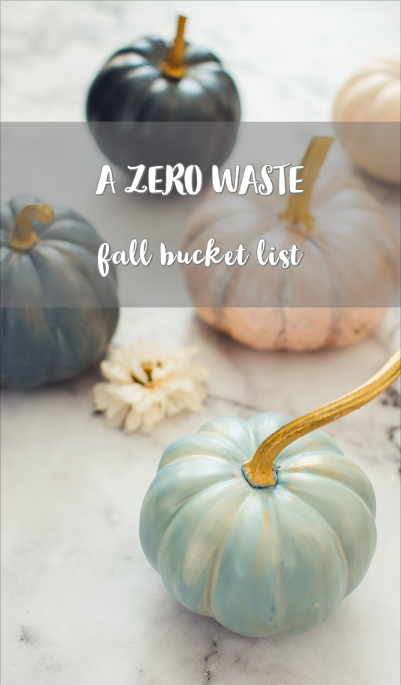 Zero Waste Fall Bucket List – KidsCatsandFlannel